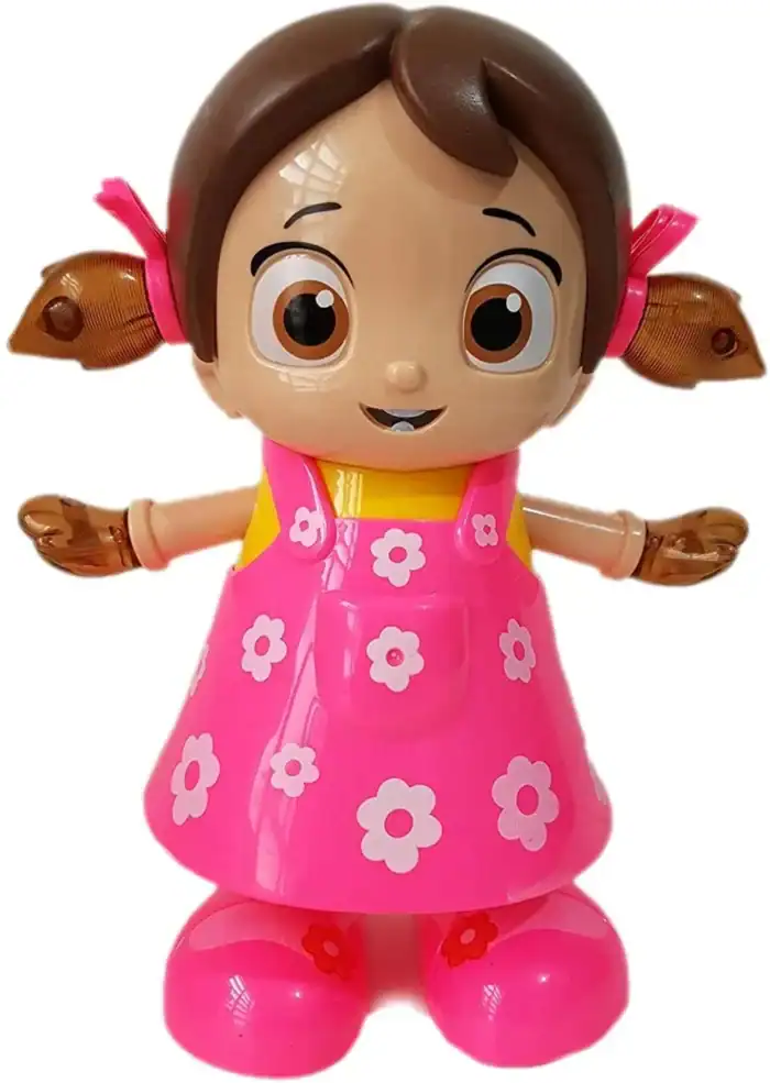 Dancing Girl With Flashing Lights and Music, Children's Toy For ...